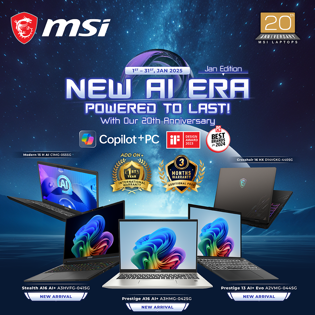 MSI Singapore Online Store - Tech meets Aesthetic — MSI Online Store ...